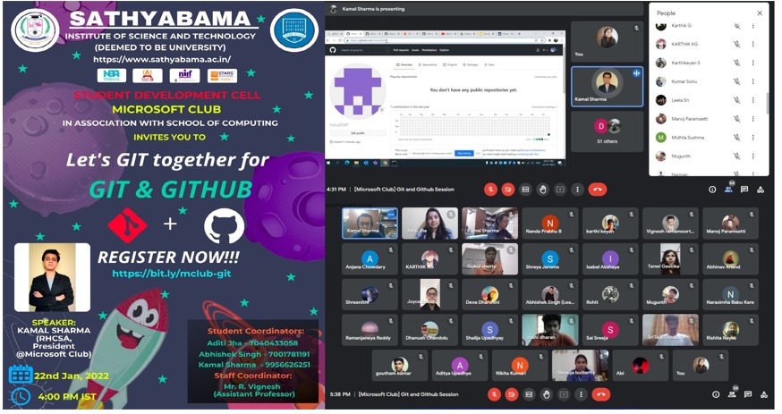 MICROSOFT CLUB | Sathyabama Institute of Science and Technology (Deemed to be University)